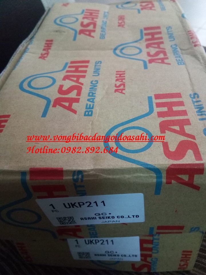 GỐI ĐỠ UKP211-P211 ASAHI - VÒNG BI-BẠC ĐẠN
